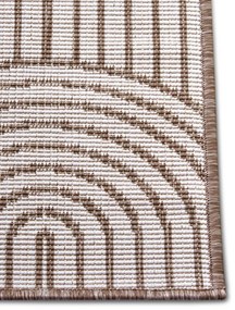 Hanse Home, Kusový koberec Pangli 105850 Linen – na ven i na doma, 80x150, hnědá, chodba / předsíň