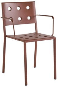 HAY Zahradní židle Balcony Dining Armchair, Iron Red