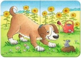 Ravensburger Moje první puzzle Roztomilá domácí zvířátka 2/4/6/8 dílků