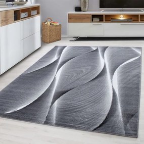 Ayyildiz, Kusový koberec Parma 9310 black, 80x150, šedá, chodba / předsíň