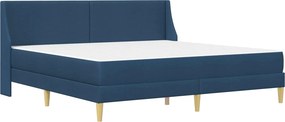 Rám postele s matrací s čelo Modrá 180 x 200 cm Polyester 3414753