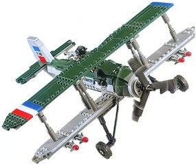 Blocki stavebnice stíhací letoun Bristol F.2B WW1 typ LEGO 402 dílů