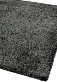 Černý koberec Trebbia Charcoal Rozměry: 80x150 cm