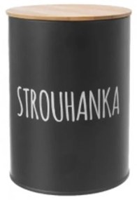 Dóza Strouhanka BLACK O0153 - dia 11 x 15,5 cm
