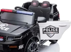 Eljet Dětské elektrické auto policie SUV černá / 50W / rychlost 3-8km/