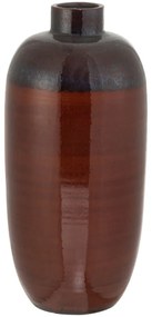 Hnědo-červená keramická váza J-Line Gila 73 cm