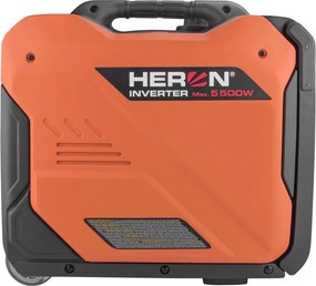 Elektrocentrála digitální invertorová, 5,5 kW, elektrický start, ATS-ready, podvozek - HERON