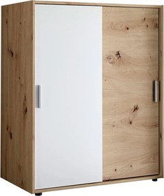 Komoda 2dv (Bílá / Dub artisan) Case