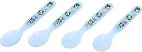 STOR Sada lžiček Mickey Mouse / Dětské lžičky / 4 ks / bez BPA