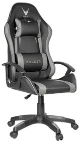 Platinet Herní židle VARR Zolder černá/šedá VGCZ