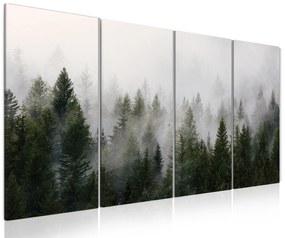 Malvis Vícedílný obraz Mlha v lese Velikost (šířka x výška): 120x70 cm