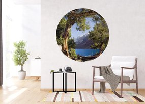 Samolepící vliesová fototapeta na zed' Výhled na Horské Pásmo | 140 x 140 cm | DCR3314