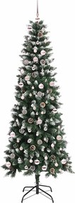 Umělý vánoční stromeček Zelená 240 cm PVC, plast a ocel 3395846