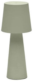 Zelená kovová zahradní stolní LED lampa Kave Home Arenys M