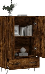 vidaXL Skříň highboard 69,5 x 31 x 115 cm kompozitní dřevo [828233] Barva: hnědý dub