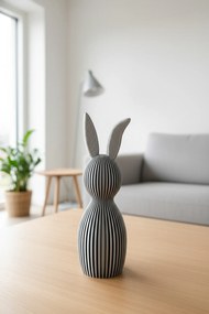 ZAJÍC PAFFUTO - Designová dekorace (nejen) pro jaro, šedá