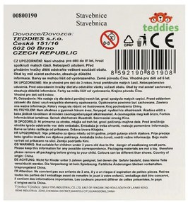 Stavebnice mini KOCO Motýlek plast 471ks v krabičce 11x12x11cm