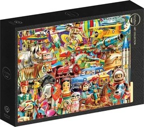 GRAFIKA Puzzle Retro hračky / 1000 dílků / 69 × 47,8 cm