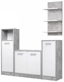 Koupelnová sestava MADEIRA beton bílá FN2727