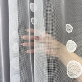 Ervi oblouková hotova záclona s řasící páskou - 15260