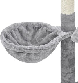 Škrabadlo pro kočky Yaheetech – světle šedá, 87 cm (256101396036)