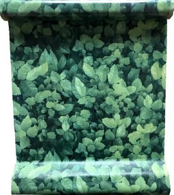 Samolepící fólie zelené lístky habru 45 cm x 10 m IMPOL TRADE T41 samolepící tapety