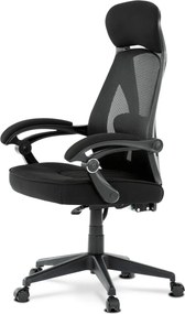 Ergonomická kancelářská židle VIGELTI - černá síťovina