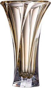 Aurum Crystal Váza Mozart amber 320 mm