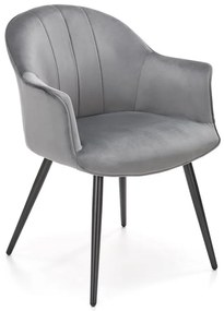 Halmar Jídelní židle K468 - šedá