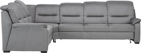 XXXLutz ROHOVÁ SEDAČKA, textil, šedá Beldomo Comfort - Sedací soupravy - 000245036102