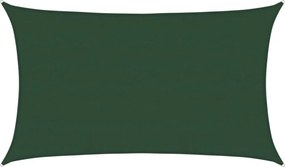 Plachta proti slunci 160 g/m² tmavě zelená 5 x 8 m HDPE 311468