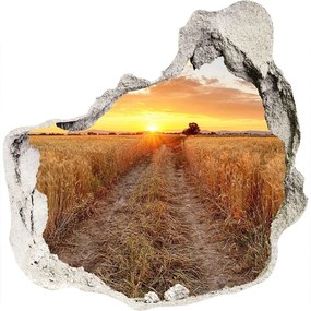 Wallmuralia Nálepka fototapeta 3D výhled Pole pšenice 75x75 cm