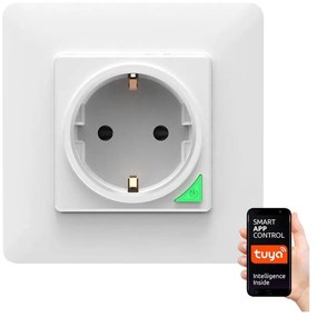 Chytrá zásuvka SMART 3680W/230V/16A Wi-Fi Tuya SCHUKO