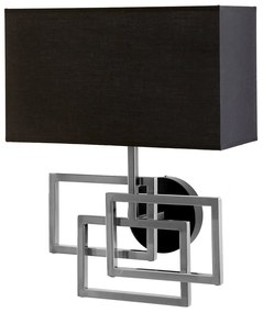 Designová nástěnná lampa Calanthe stříbrná