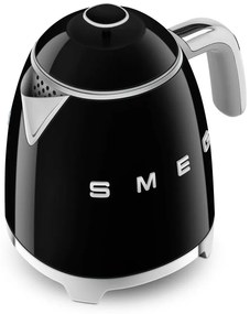 Černá rychlovarná konvice z nerezové oceli 800 ml Retro Style – SMEG