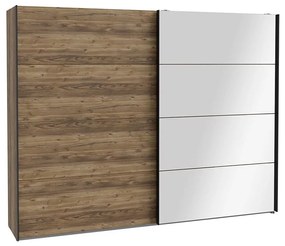 Šatní skříň se zrcadlem OREN 270x210 cm dub artisan HYTS12411-M717