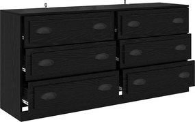 Konzole 2 ks Černý dub 70 x 35,5 x 67,5 cm Kompozitní dřevo 3402655