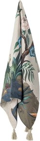 Zelená deka 130x155 cm Peacock – Bloomingville