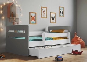 XXXLutz POSTEL PRO DĚTI A MLÁDEŽ 80/140 cm, šedá, bílá MID.YOU - Dětské pokoje sestavy - 002142000318
