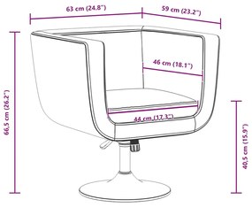 vidaXL Marketos Barová židle černá umělá kůže