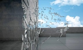 Fototapeta - Rozbité sklo (152,5x104 cm)