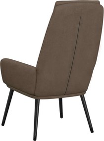 Relaxační židle taupe textil 341321