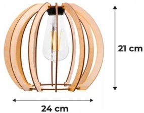 BERGE Nástěnné LED svítidlo LOFT 1xE27 - malá koule