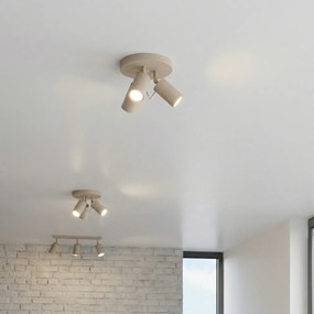 Sollux Lighting Stropní svítidlo RING 3P šedobéžové