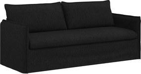 Set pohovek 2 ks Černá Textil 3407613