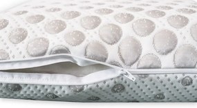 DREAMPUR Anatomický polštář DREAMPUR® z latexové pěny Grey Dots MAXI 40x70 cm