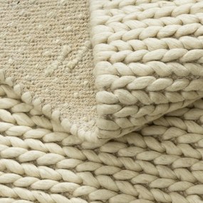 Dywany Łuszczów, Kusový koberec Tahar 99004B cream, 90x150, bílá, ložnice