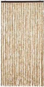 Závěs proti hmyzu béžový 100 x 220 cm Chenille 284284
