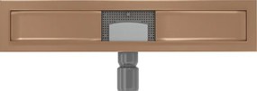 Mexen Flat těleso pro lineární odtok 50 cm, kartáčovaná měď - 1C15050