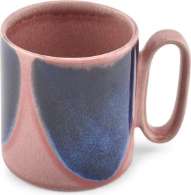 Modrý/růžový kameninový hrnek 390 ml Paint – Salt&amp;Pepper